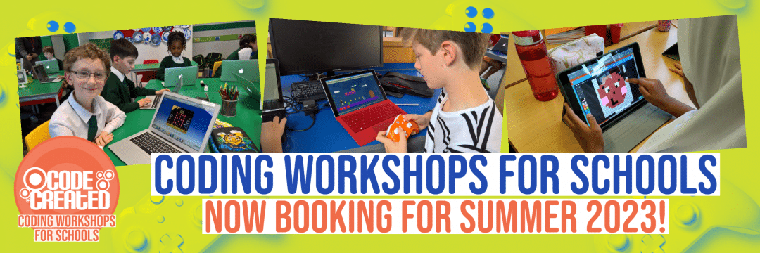Code Created Coding Workshops for Primary and Secondary Schools and Teacher CPD Sessions ...